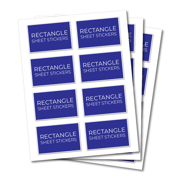 Vinyl Sticker Sheets - Rectangle - Stickerman Australia