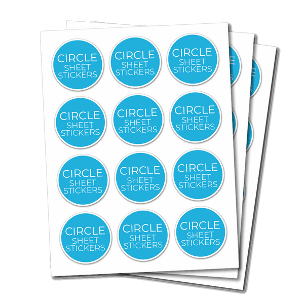 Vinyl Sticker Sheets - Circle - Stickerman Australia