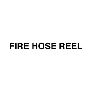 Fire Safety Stickers - FIRE HOSE REEL - Stickerman