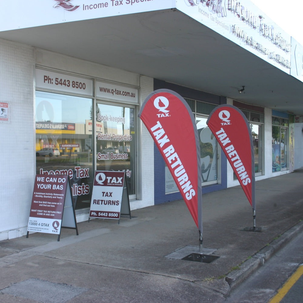 Banner Flag Base - Grass Spike - Stickerman