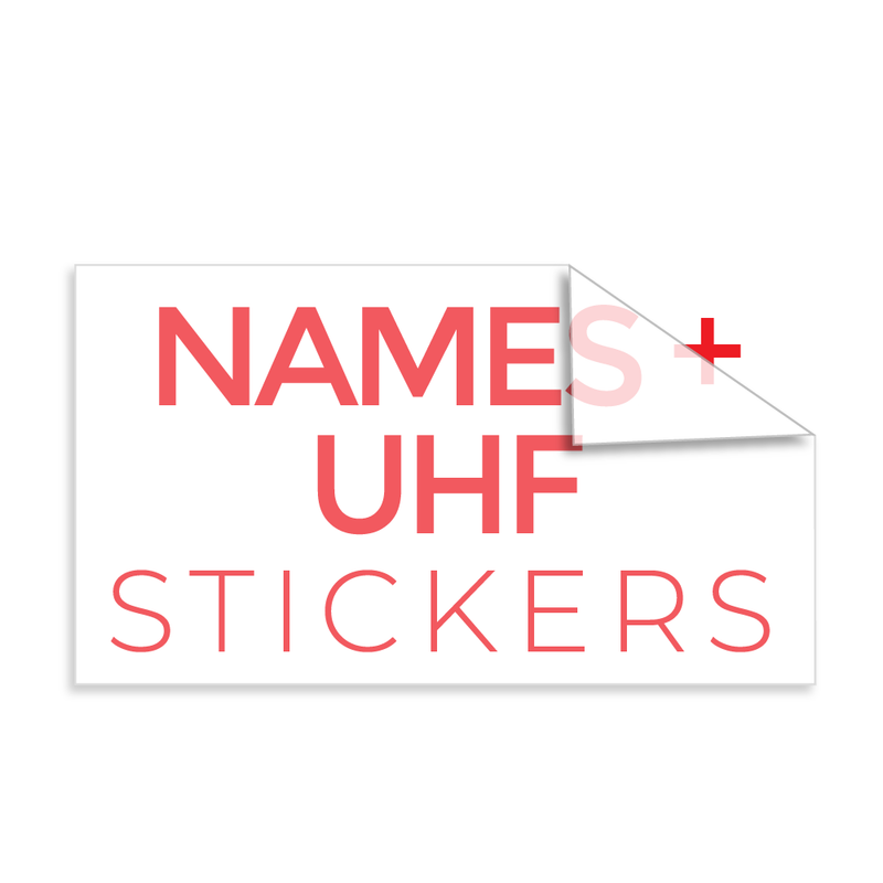 Caravan Name + UHF Stickers - Stickerman Australia